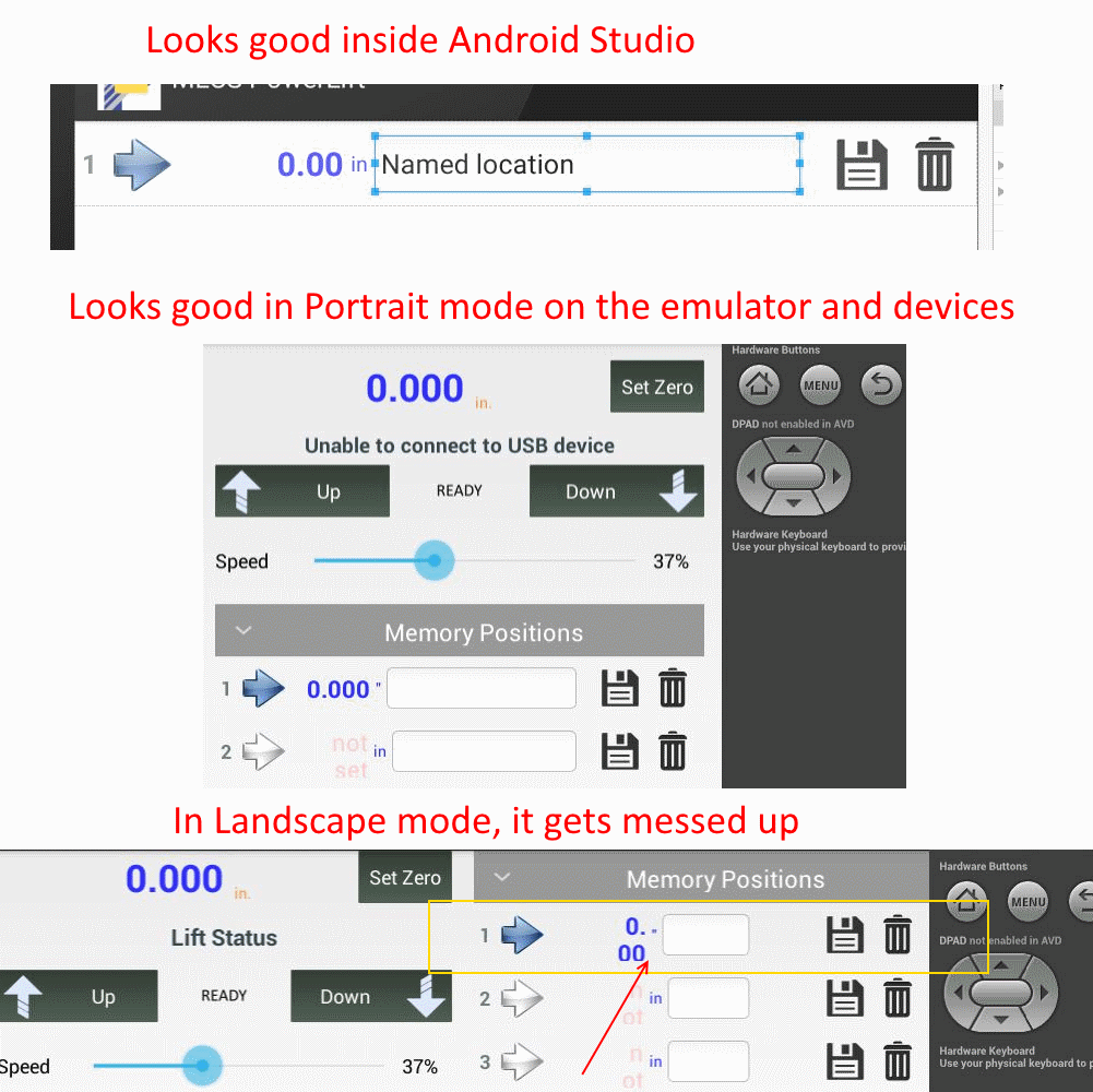 Android Glitch With Linear Layout Inside Gridview When In Landscape Orientation Stack Overflow